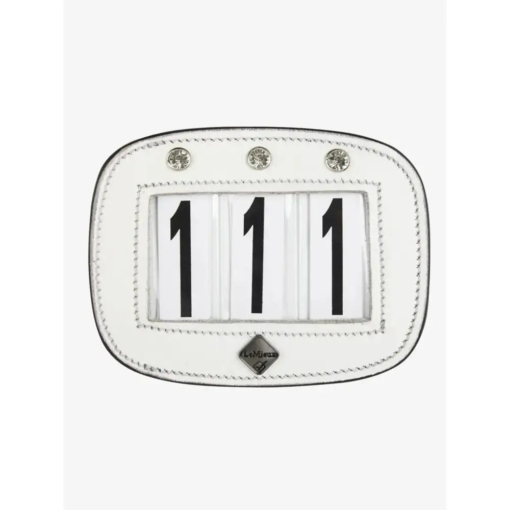 Lemieux Saddle Number Holder Diamante White – Horsey Shopping